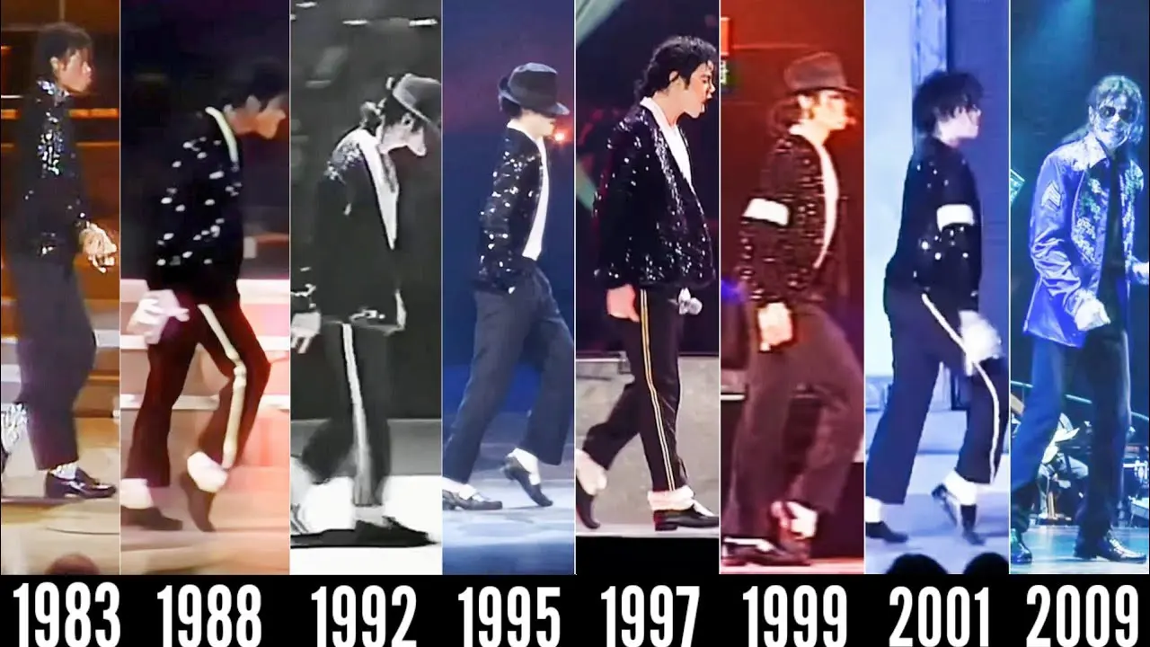 La evolución del "moonwalk" de Michael Jackson - Mix