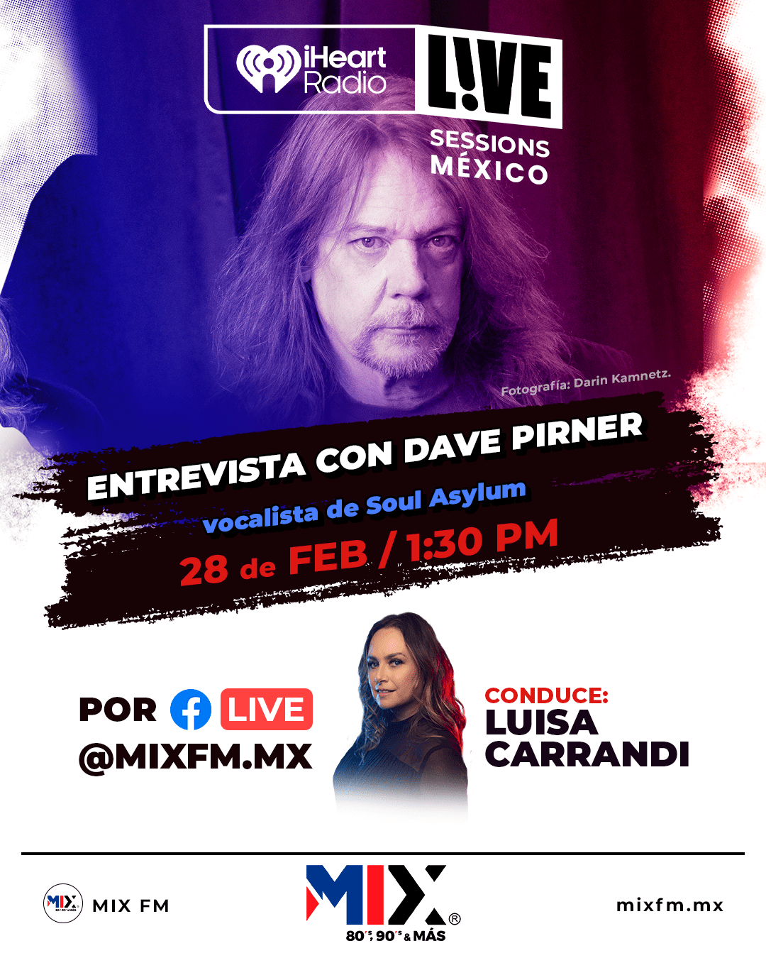 ¡Dave Pirner de Soul Asylum en MIX! - Mix