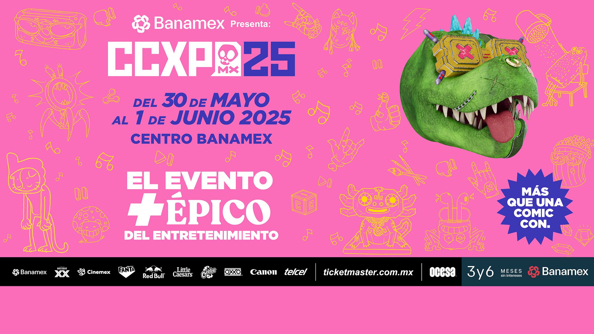 CCXP México 2025: El festival de cultura pop más grande América Latina ...